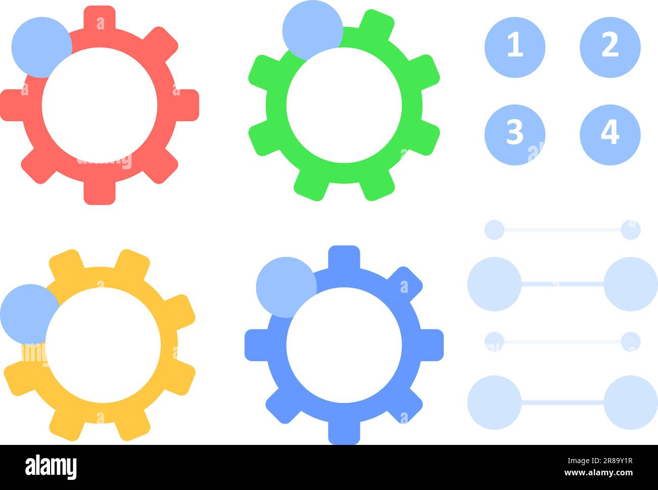 Mechanism part infographic chart design element set Stock Vector Image ...