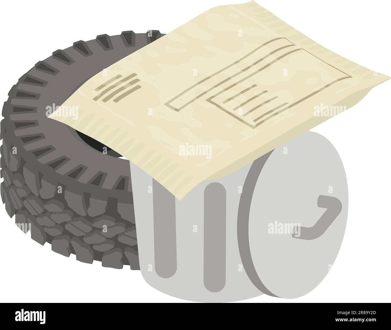 Old car recycling problem Cut Out Stock Images & Pictures - Alamy