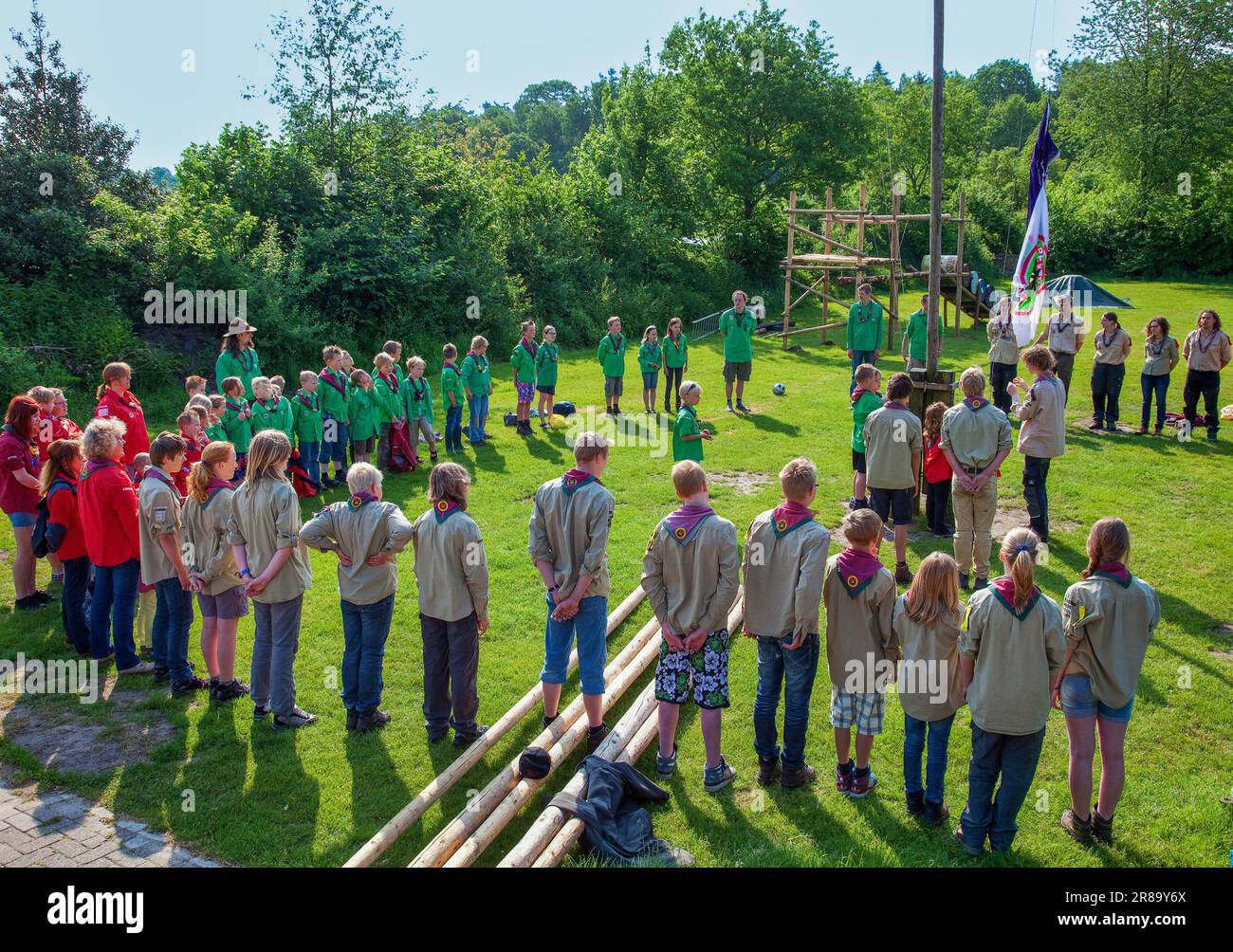 Netherlands - Scouting is popular with children and with the flag ...