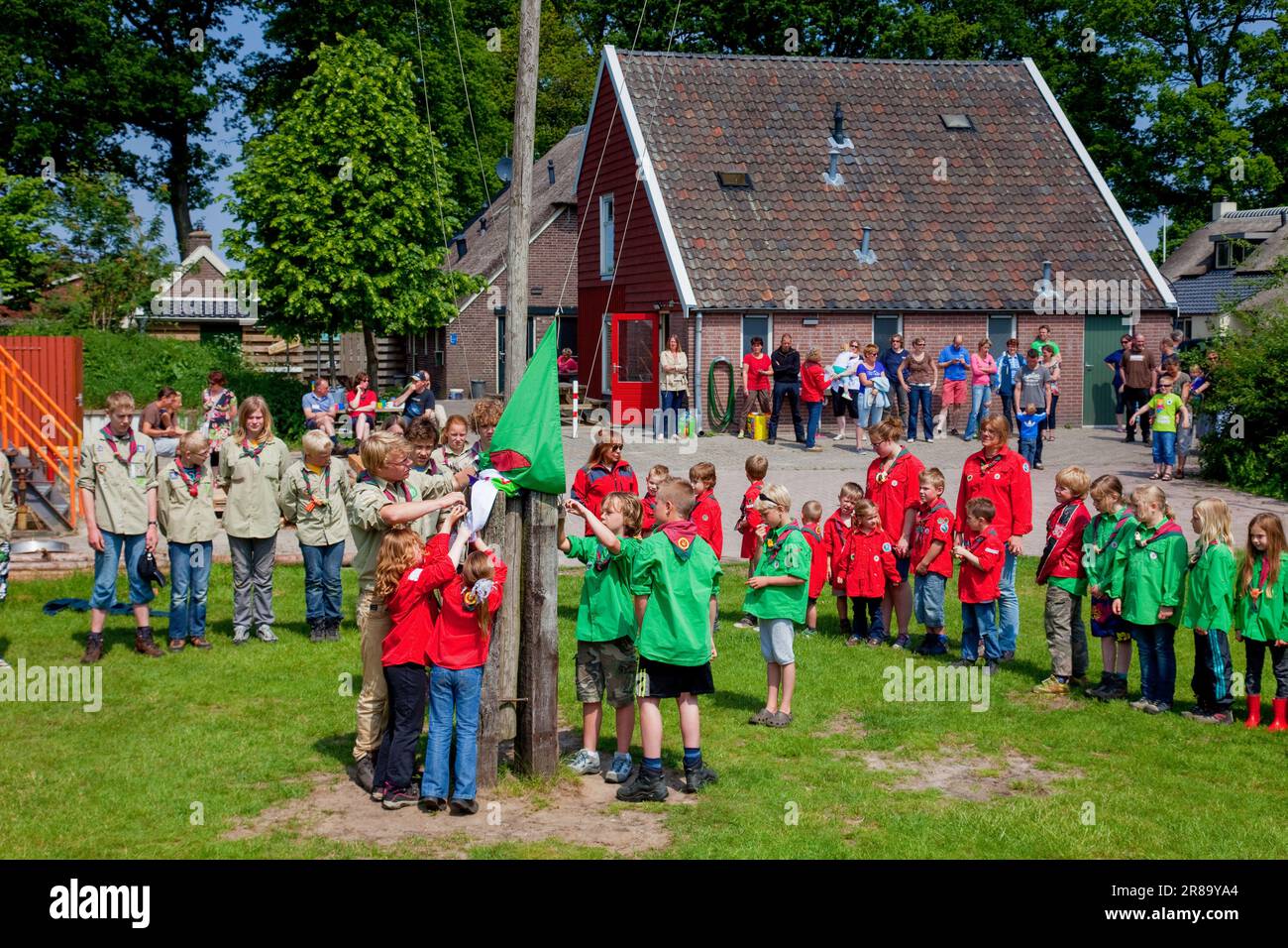 Netherlands - Scouting is popular with children and with the flag ...