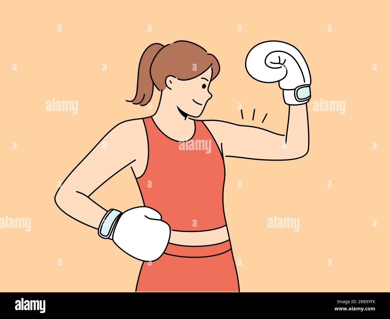 Boxing weigh in Stock Vector Images - Alamy