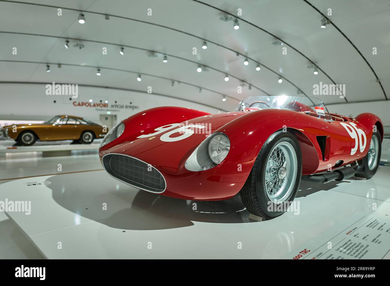 Maranello, Italy - March 6, 2019: Ferrari Museum, the rcing car Ferrari ...