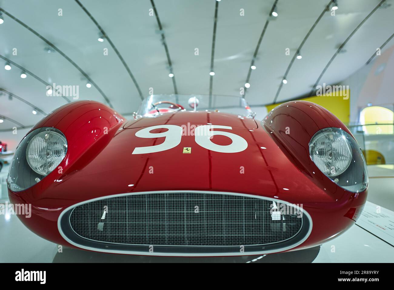 Maranello, Italy - March 6, 2019: Ferrari Museum, the rcing car Ferrari ...
