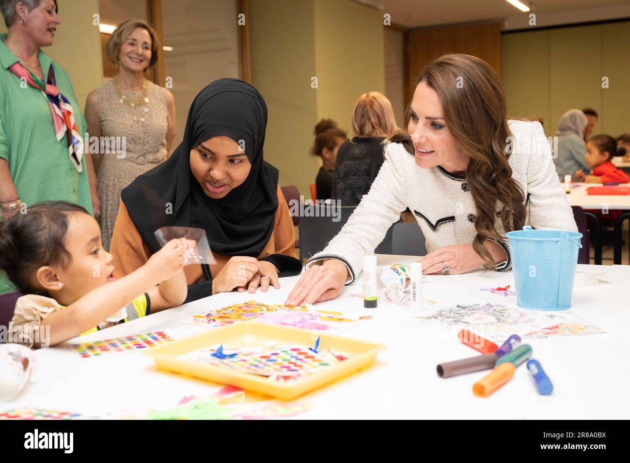 The Princess of Wales visits the Mildred and Simon Palley Learning ...