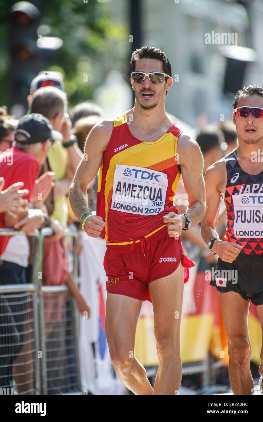 Alberto AMEZCUA participating in the 20 Kilometres Race Walk at the ...