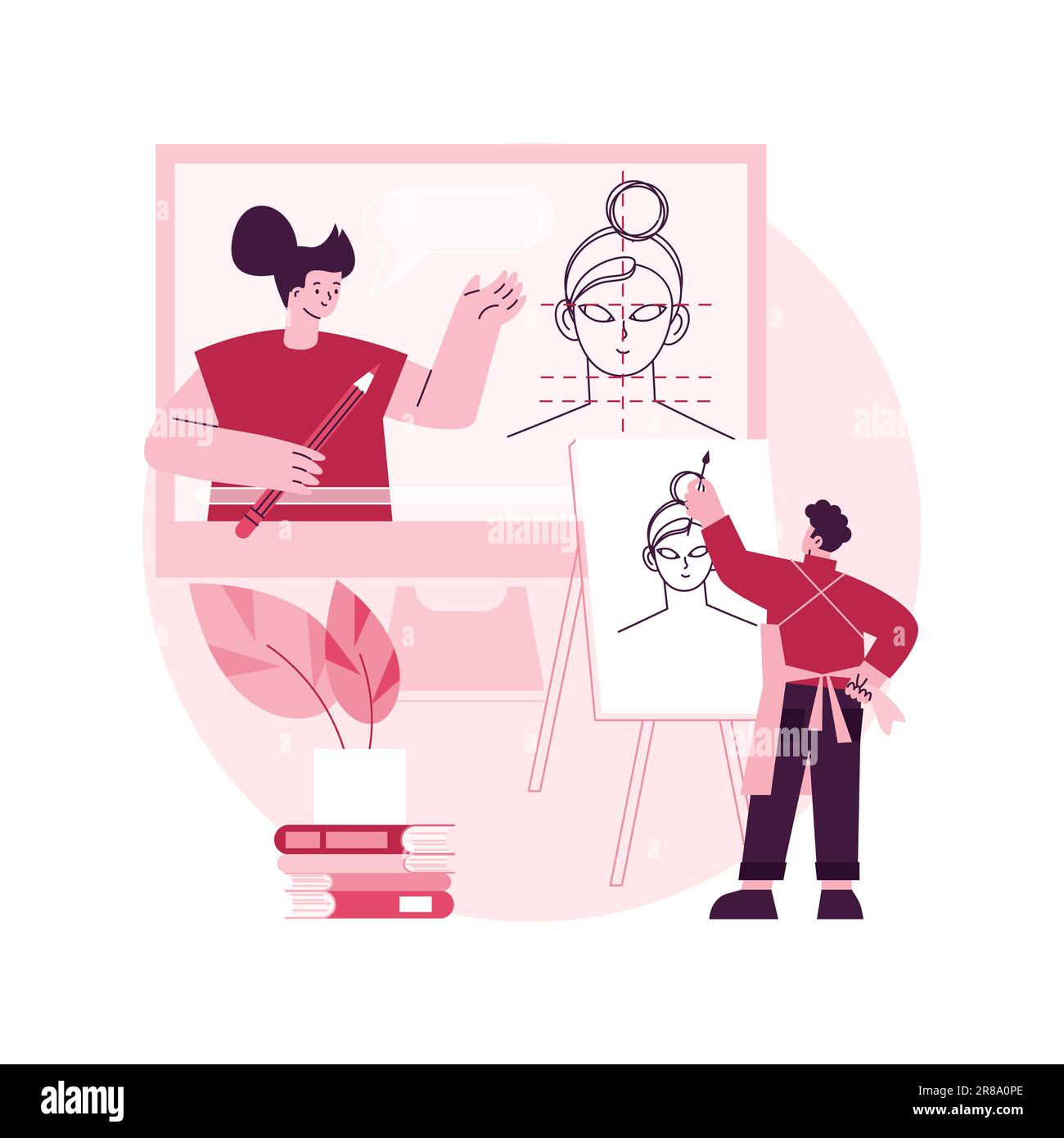 How-to videos abstract concept vector illustration. Education video ...