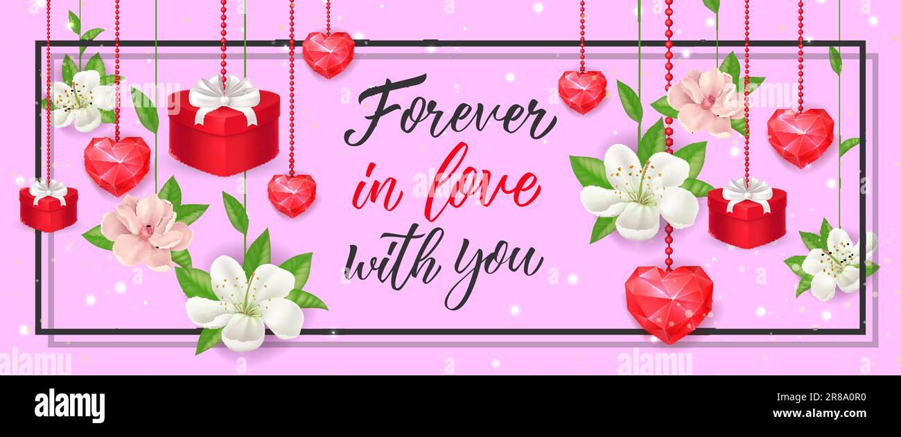 Handwriting text forever love Stock Vector Images - Alamy