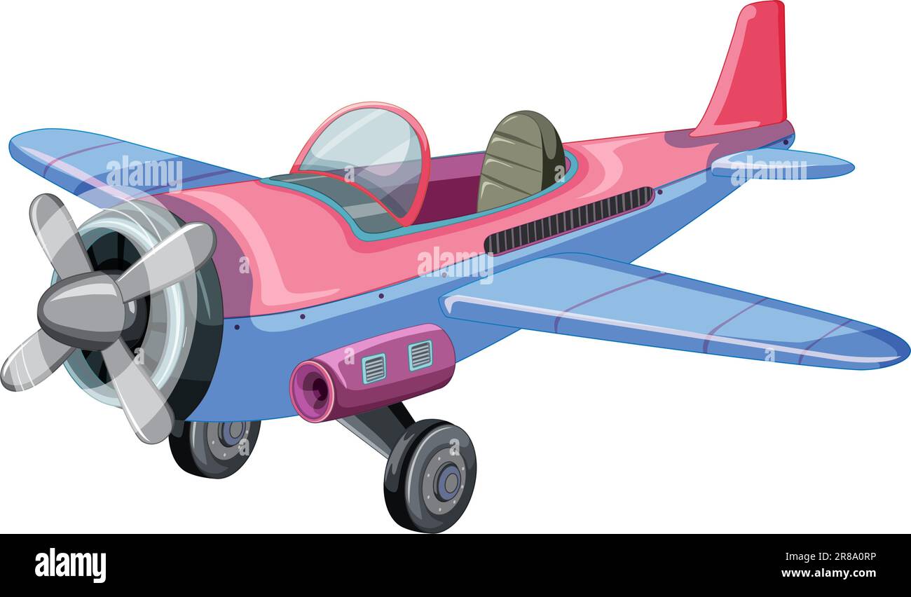 Isolated jet plane cartoon illustration Stock Vector Image & Art - Alamy