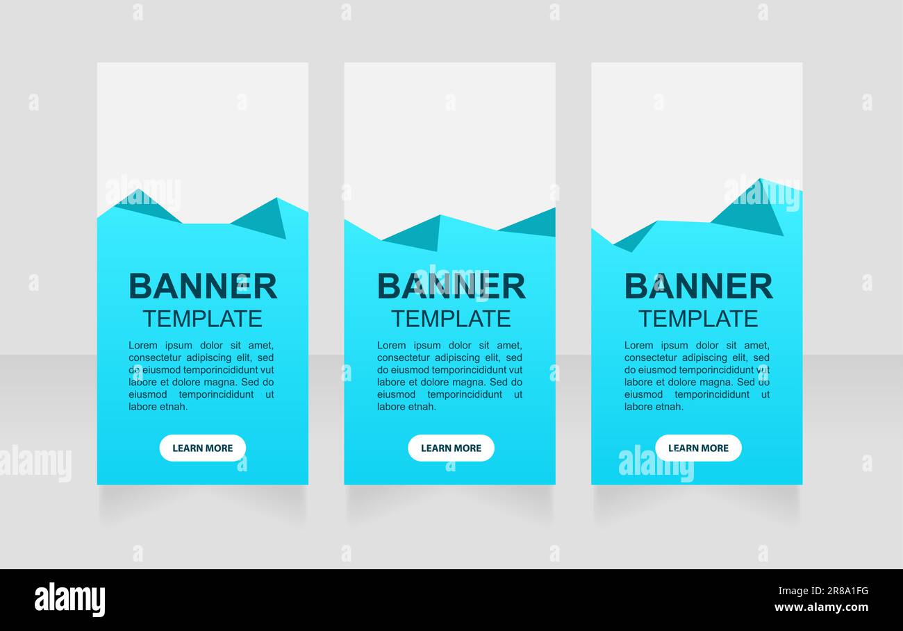 New job position promotional web banner design template Stock Vector ...