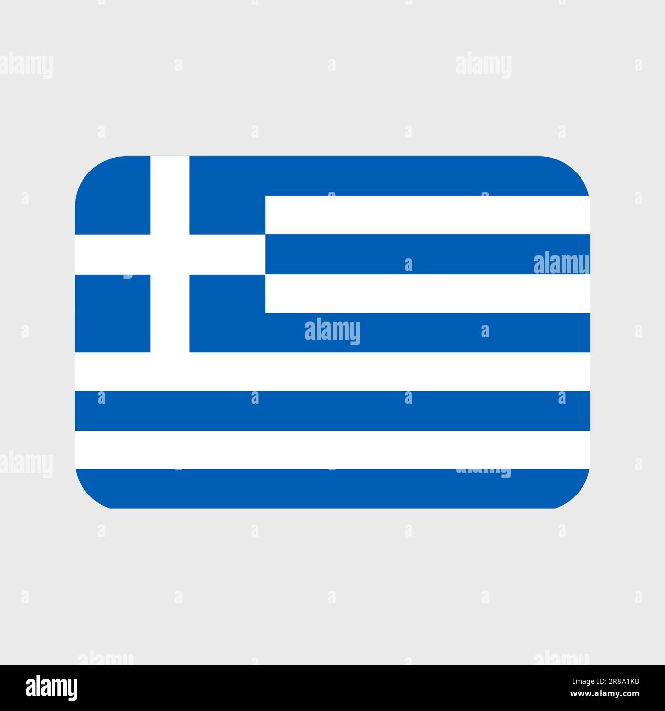 Greece flag vector icons set of illustrations in the shape of heart ...
