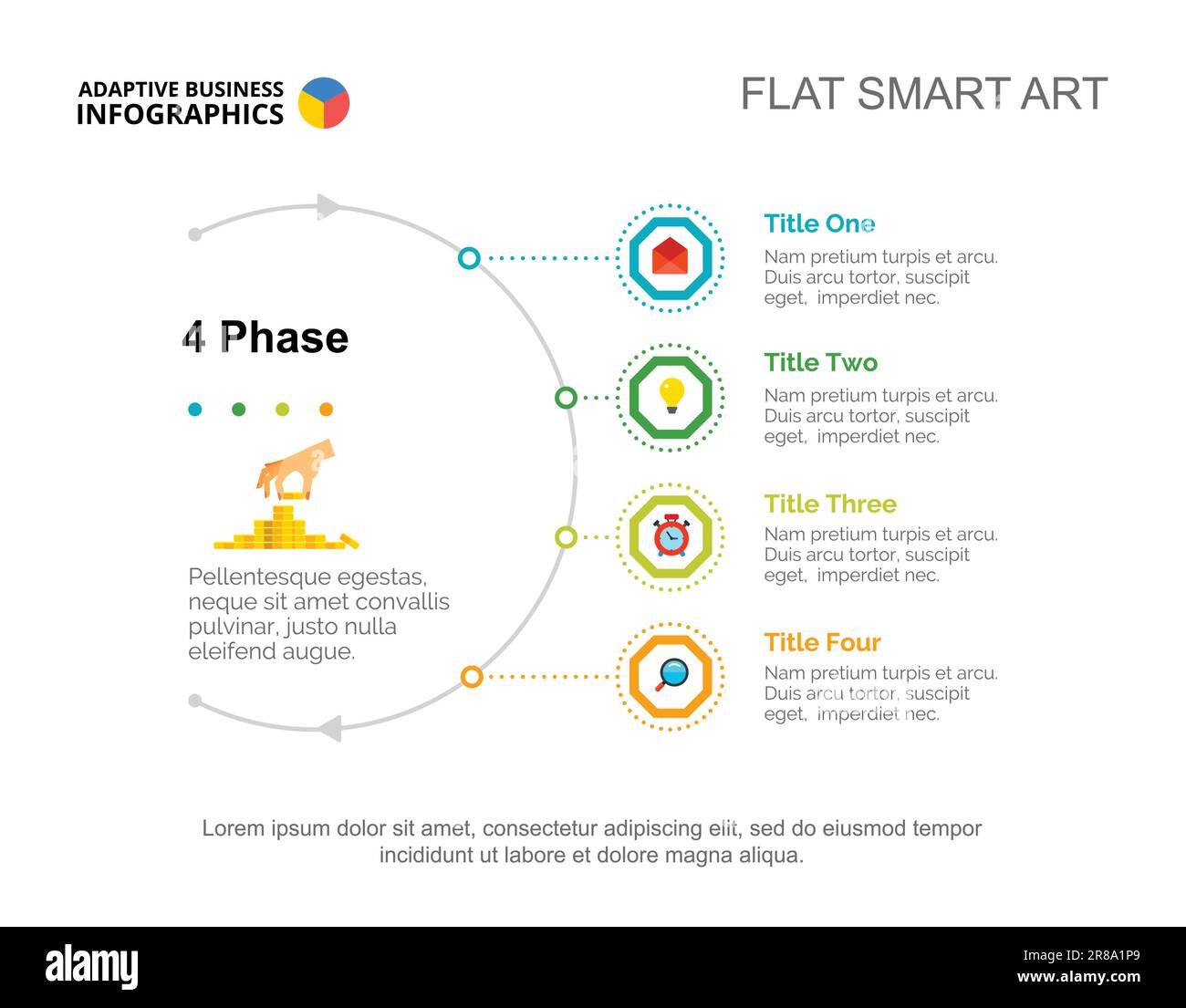 Four Phases Chart Slide Template Stock Vector Image & Art - Alamy Four Phases Chart Slide Template Stock Vector Image & Art - Alamy