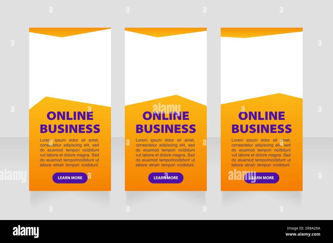 Digital commerce online lesson web banner design template Stock Vector ...