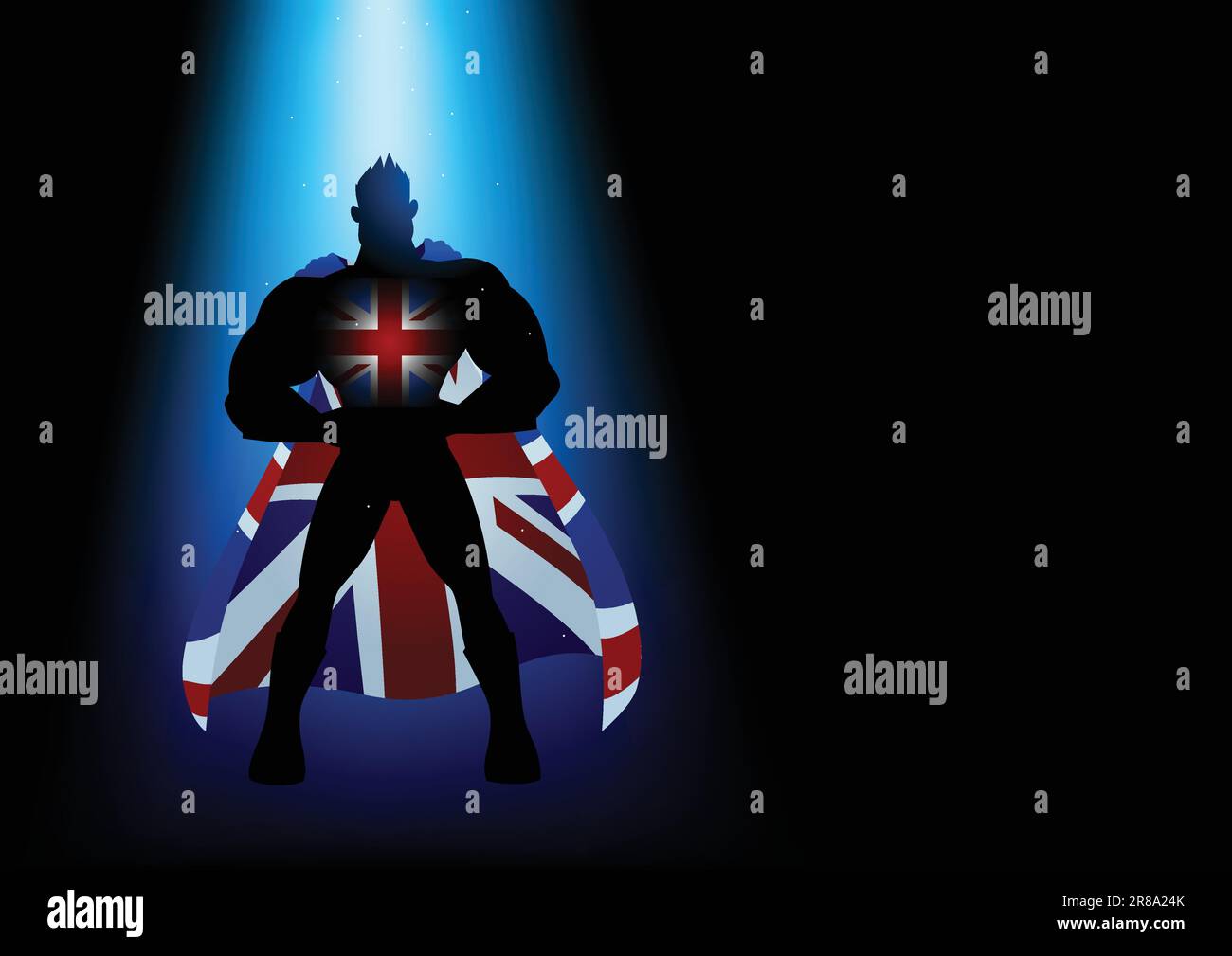 Blue cloak Stock Vector Images - Alamy