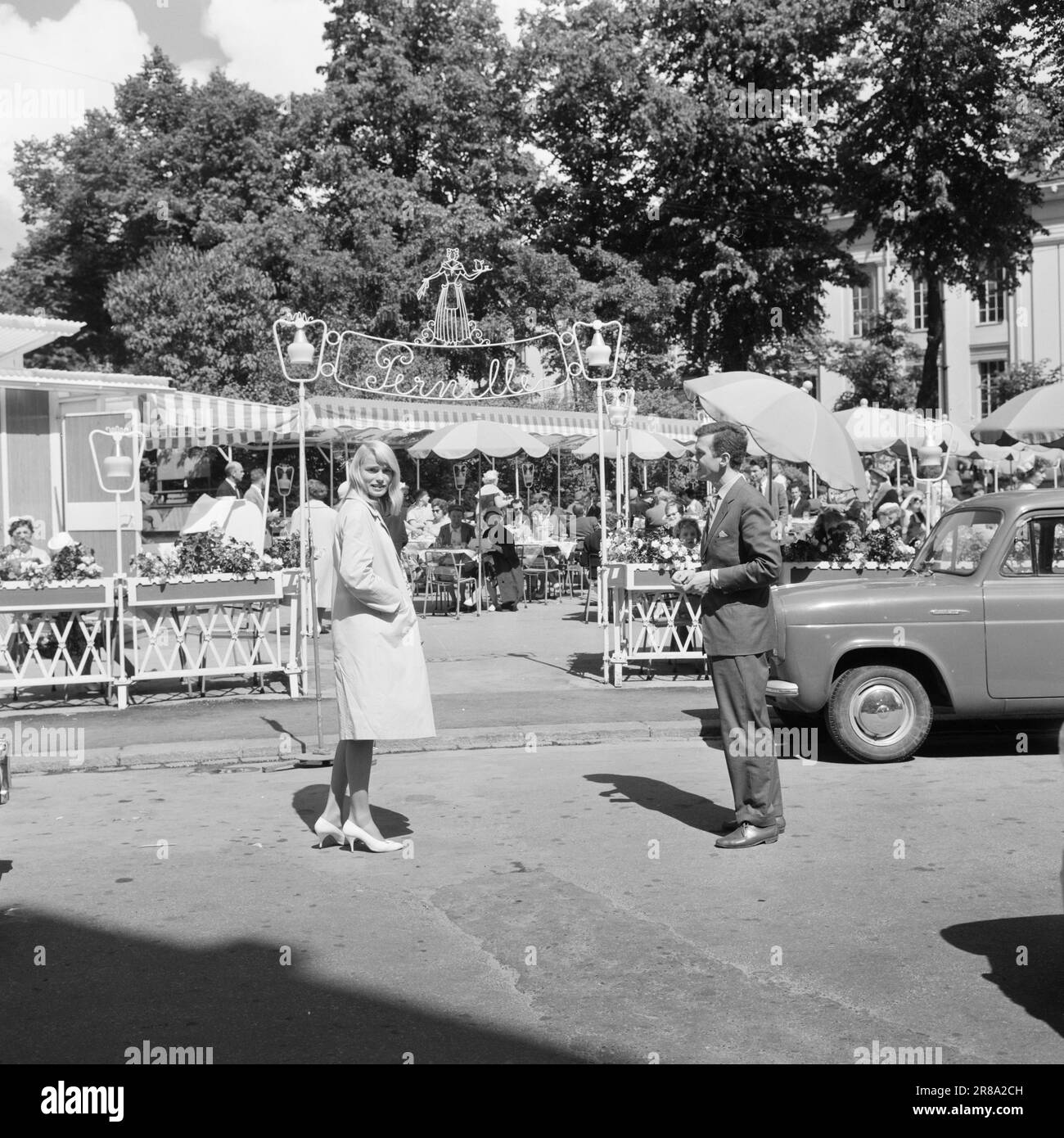 Actual 28-8-1960: Line from the monastery Margrete Robsahm, 18 years ...