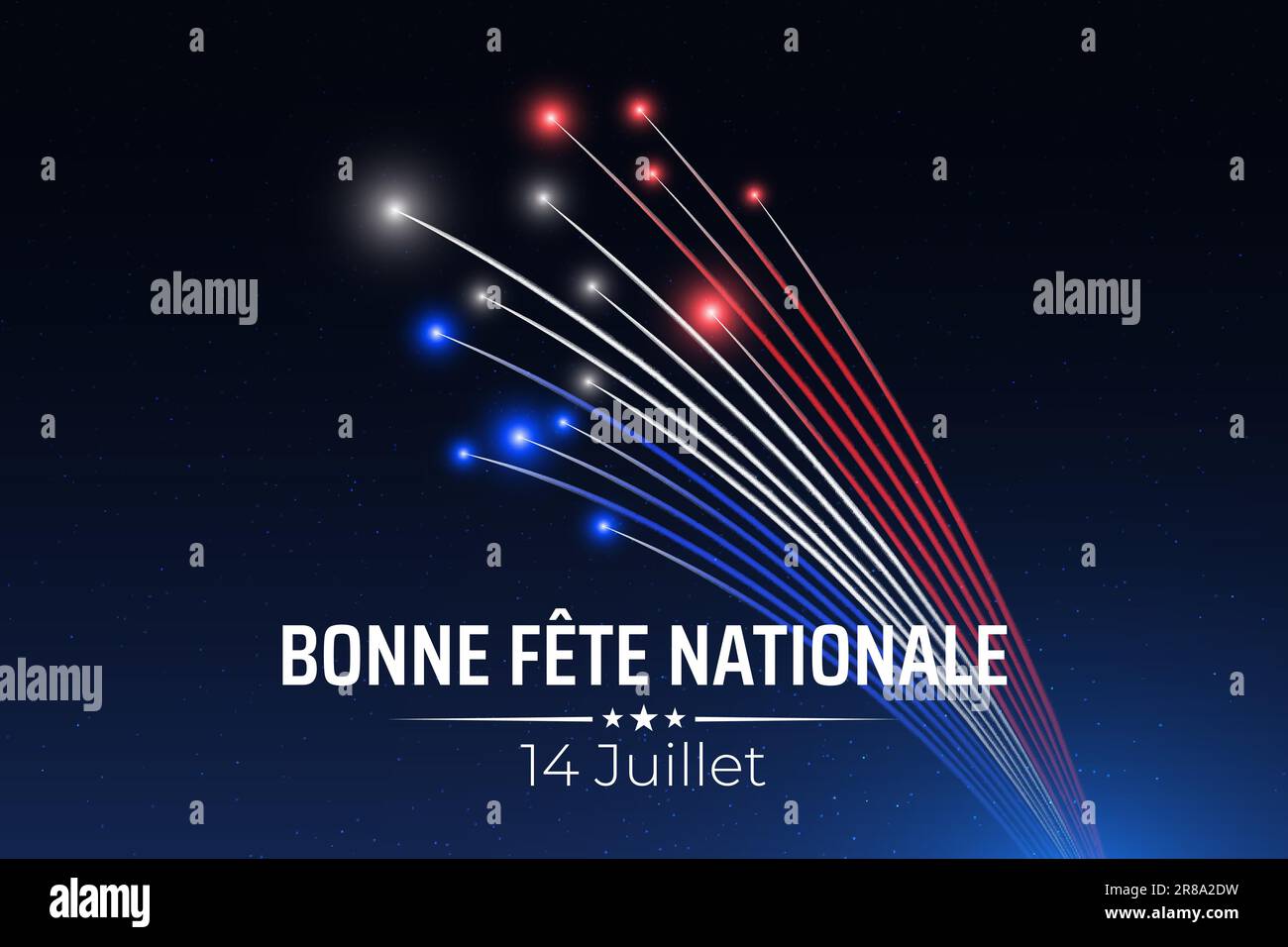 Banner 14 july bastille day in france, template with french colorful ...