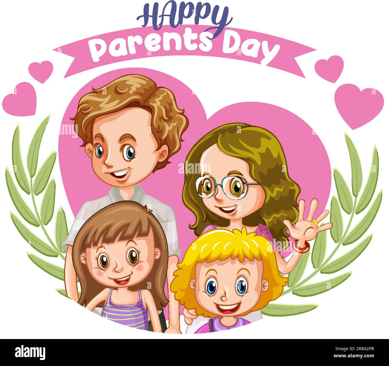 Happy parents day banner illustration Stock Vector Image & Art - Alamy