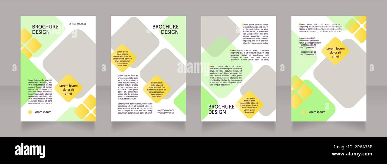 Money deposits in bank perks blank brochure layout design Stock Vector ...