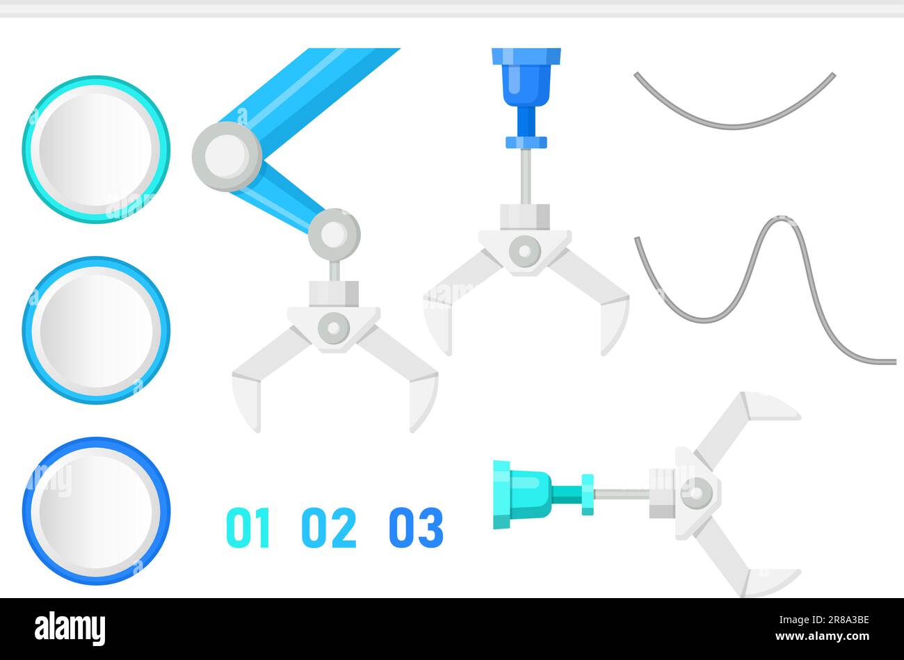 Industrial technologies infographic chart design element set Stock ...