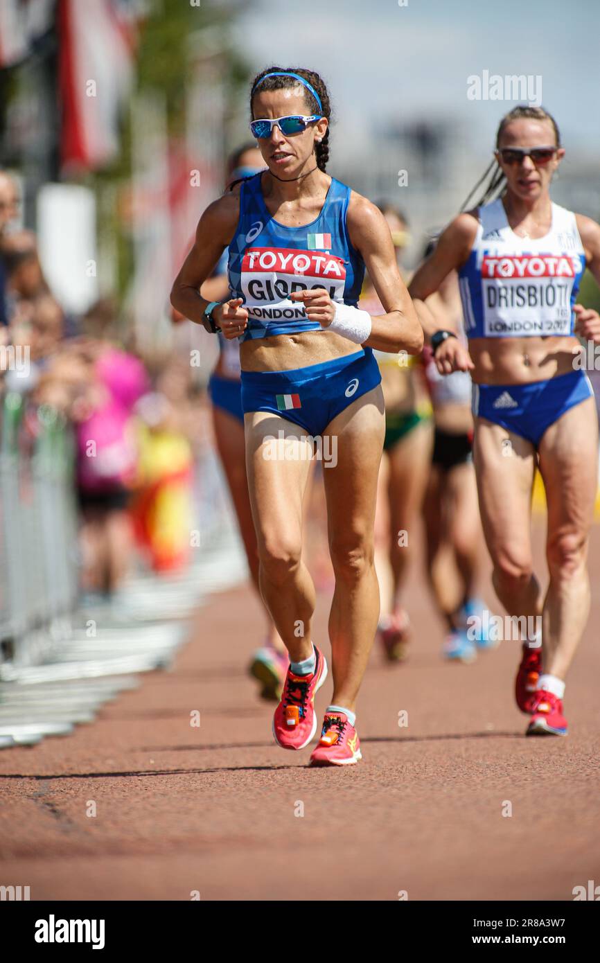 Eleonora Anna GIORGI participating in the 20 Kilometres Race Walk at ...