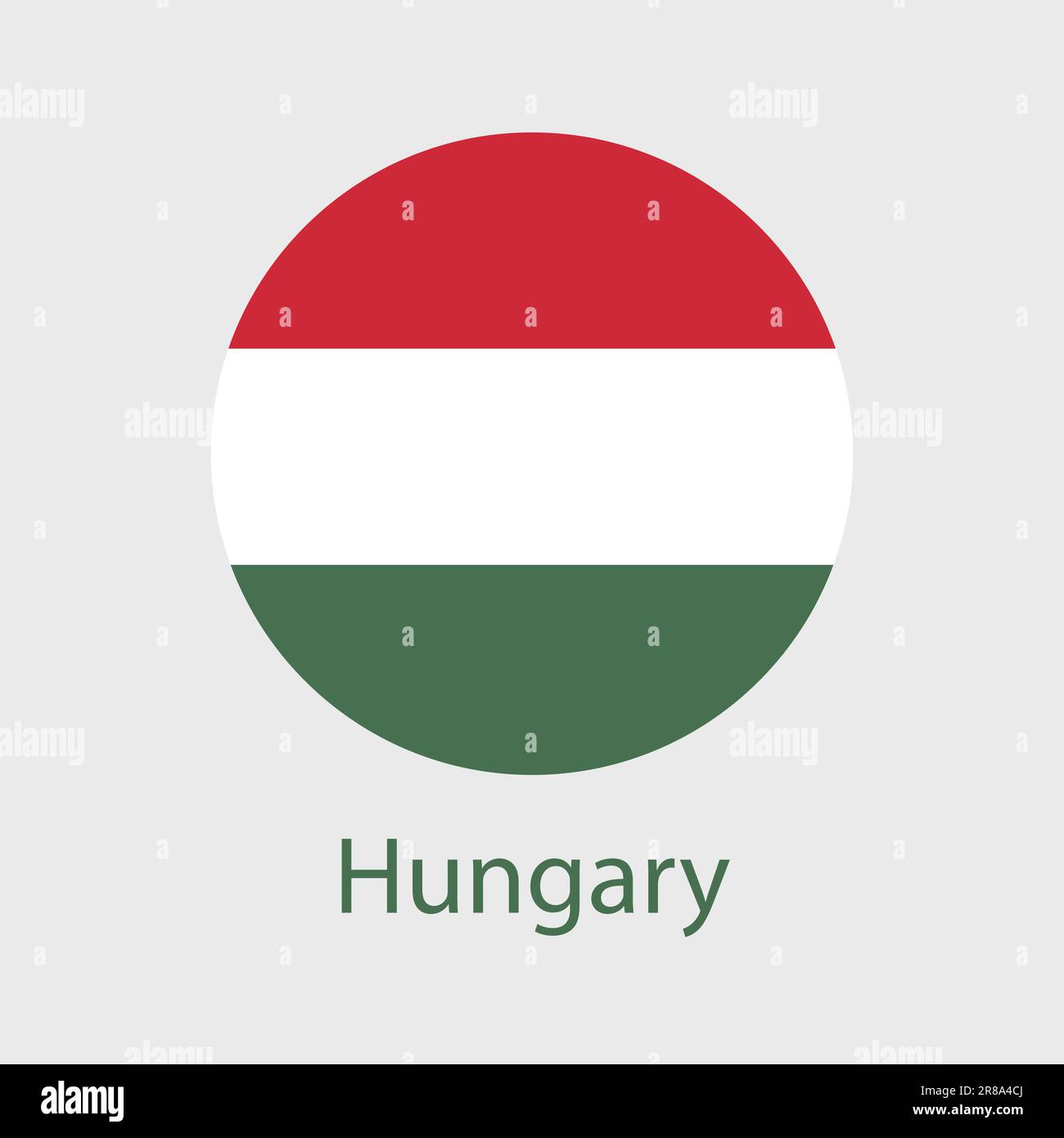 Hungary flag vector icons set of illustrations in the shape of heart ...