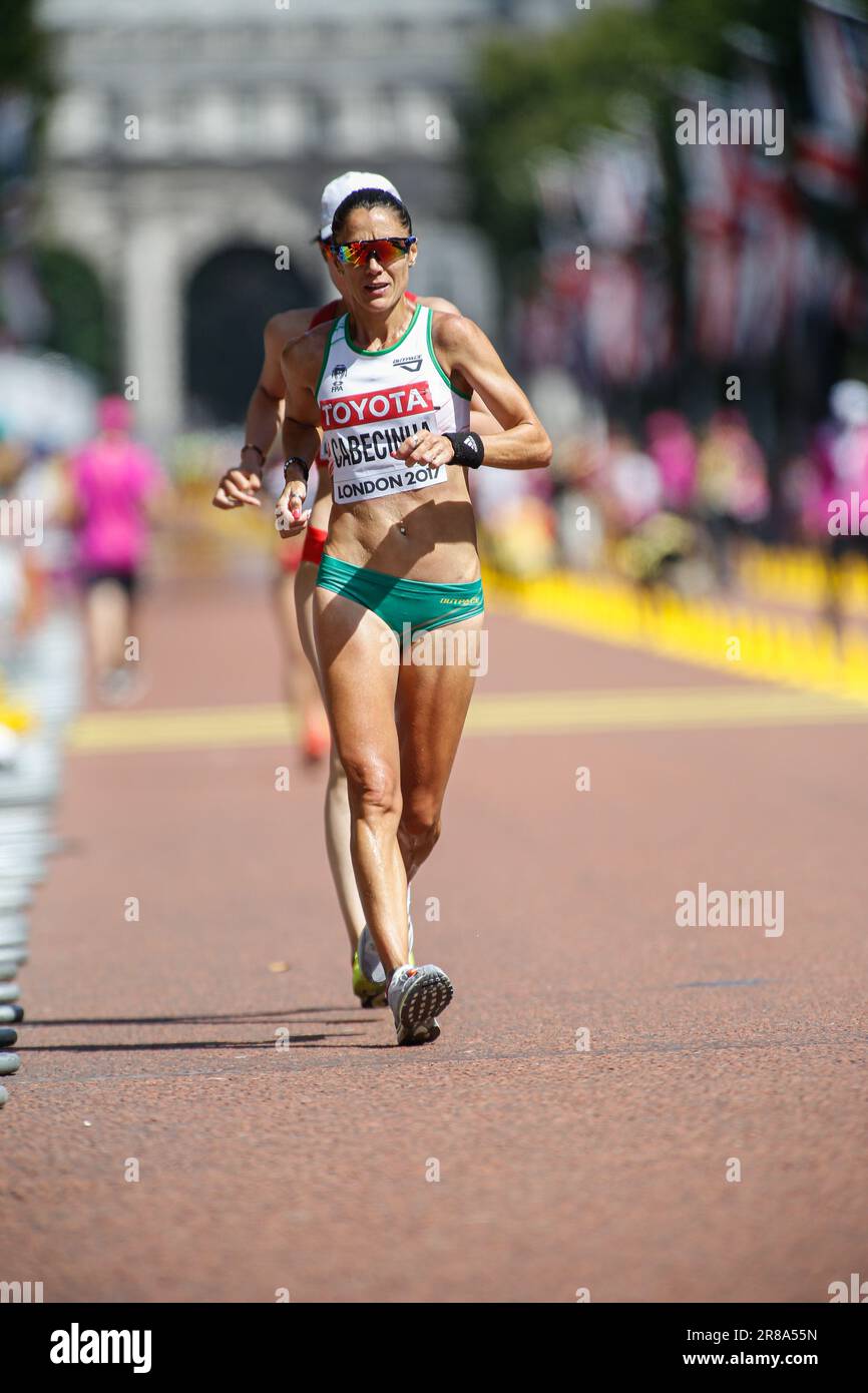 Ana CABECINHA participating in the 20 Kilometres Race Walk at the World ...