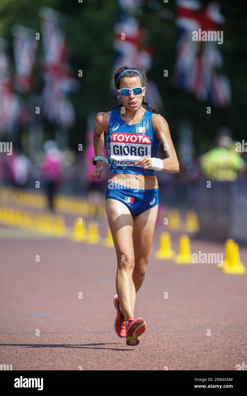 Eleonora Anna GIORGI participating in the 20 Kilometres Race Walk at ...
