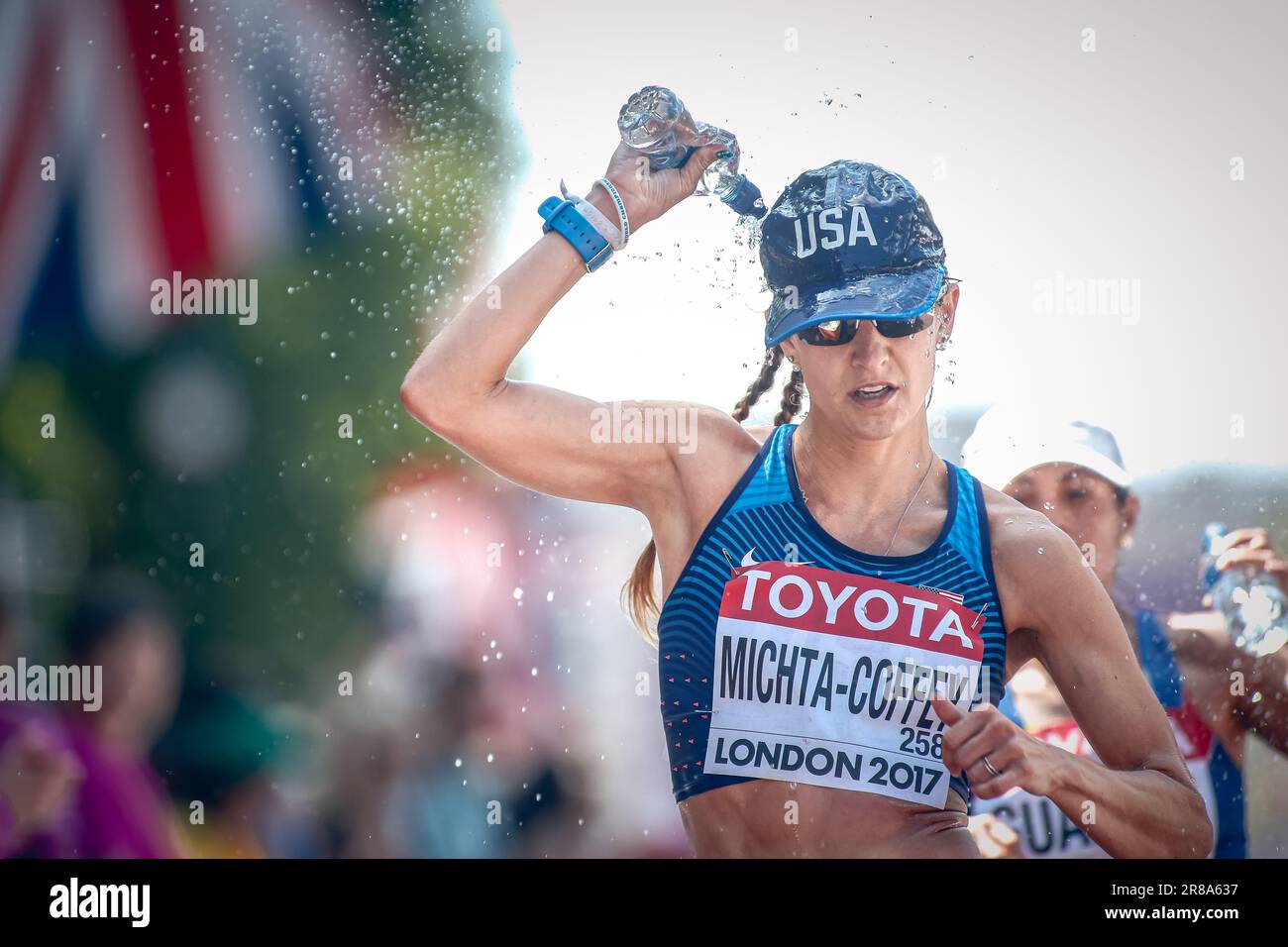 Maria Michta-Coffey participating in the 20 Kilometres Race Walk at the ...