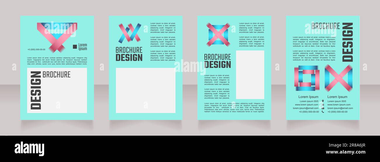 Educative program blank brochure design Stock Vector Image & Art - Alamy