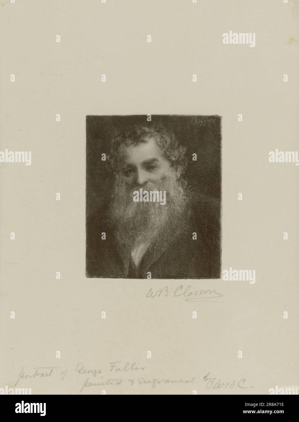 Portrait of George Fuller [] by William Baxter Closson, born Thetford ...