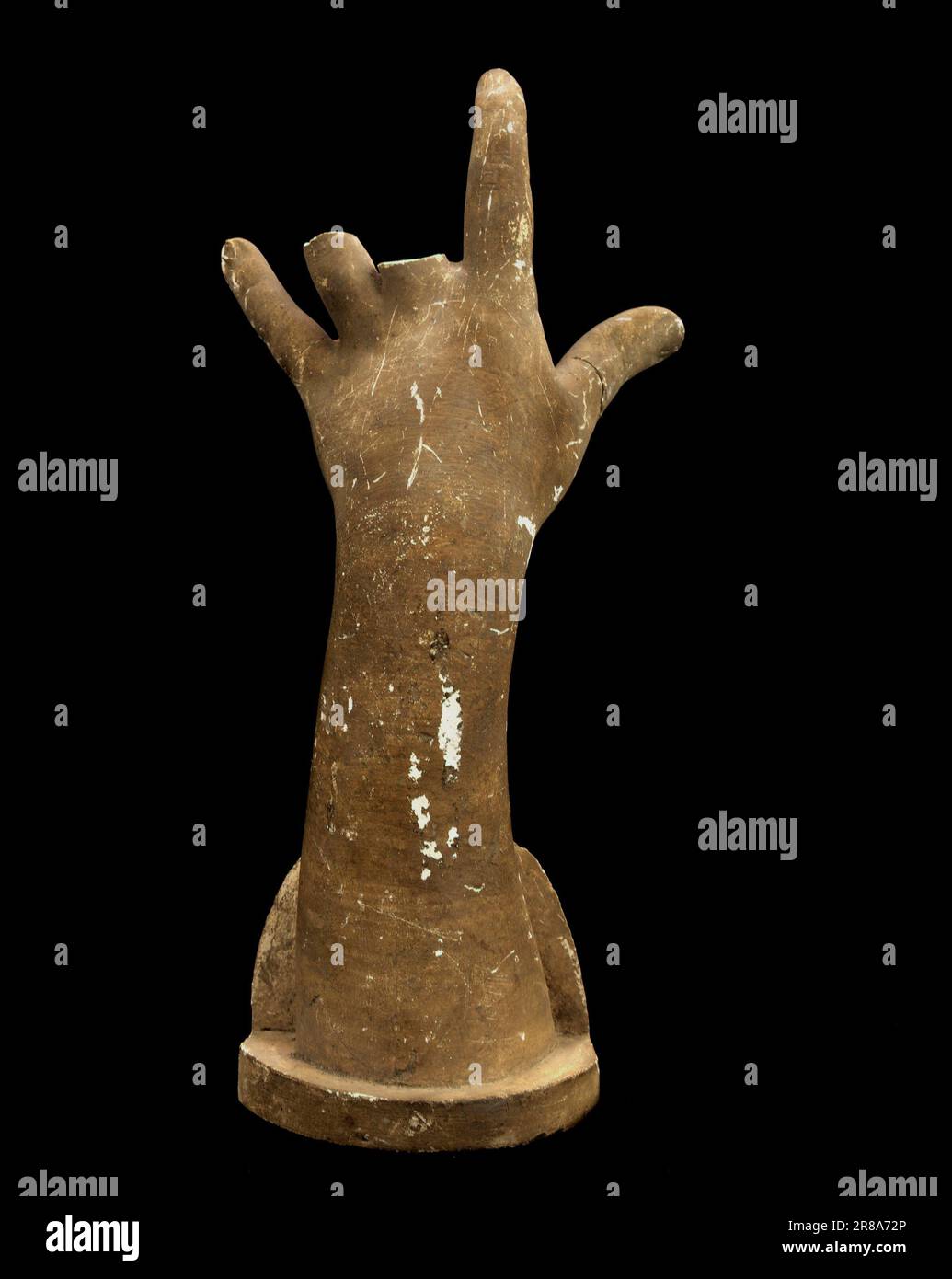 Cast of an Unidentified Child's Left Hand and Forearm (two middle ...