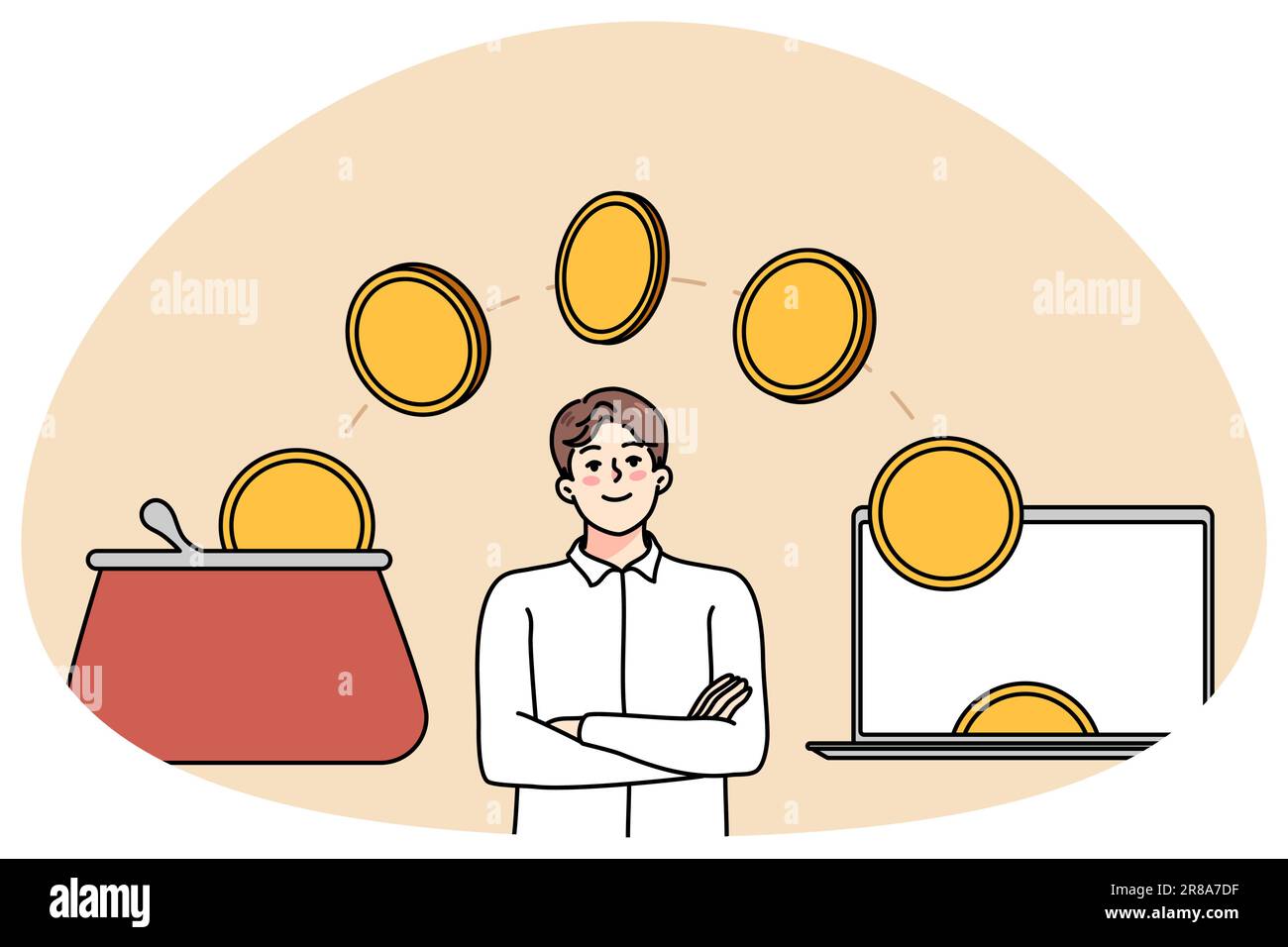 Business man drawing easy hi-res stock photography and images - Alamy