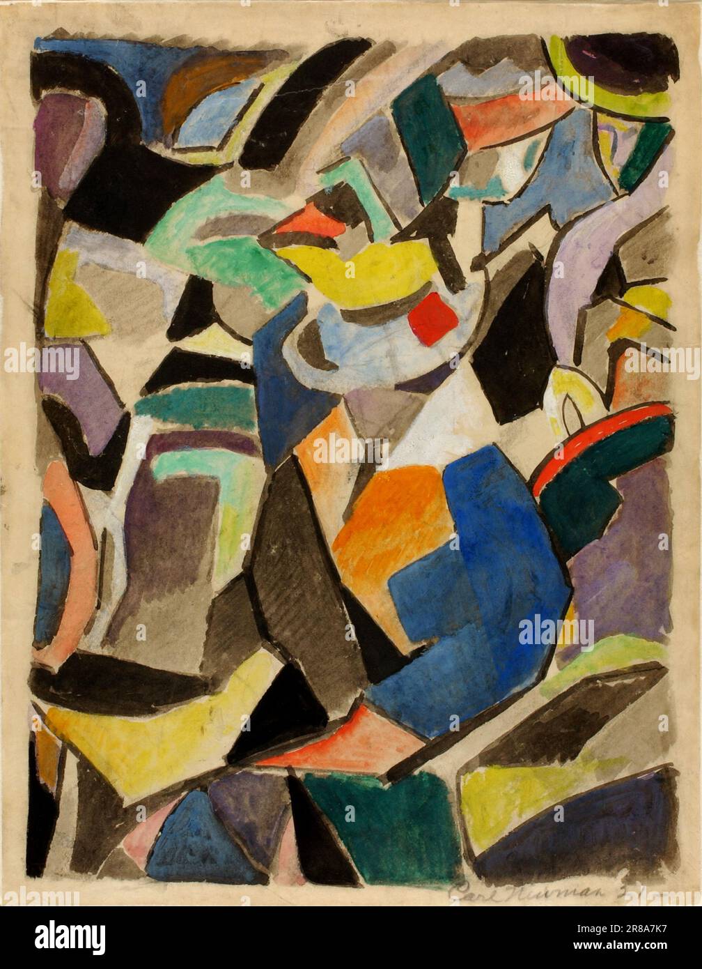 Abstract [] by Carl Newman, born Philadelphia, PA 1858-died Abington ...