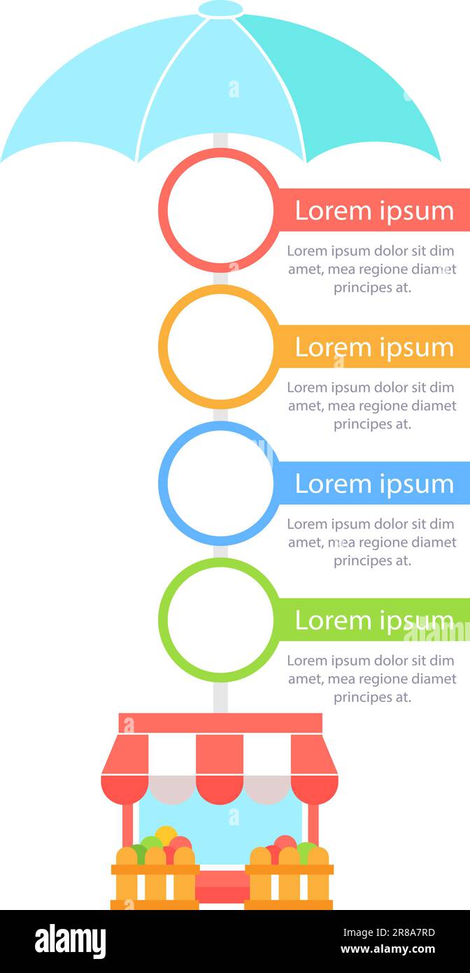 Small business infographic chart design template Stock Vector Image ...