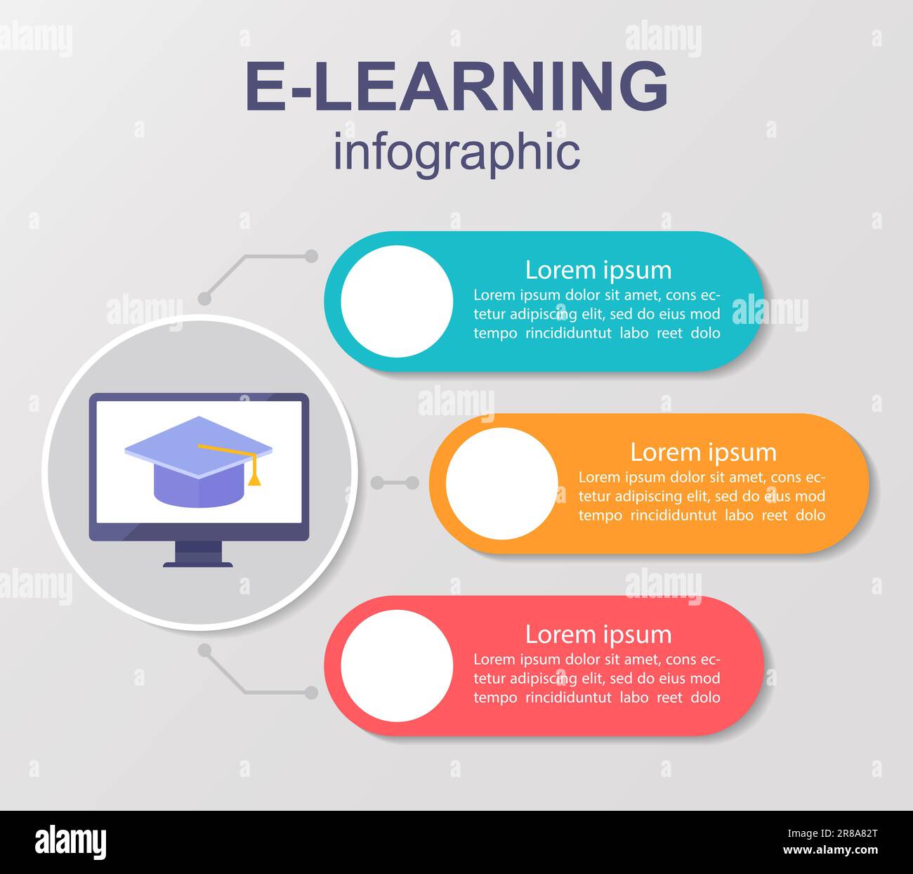 Modern education methods infographic chart design template Stock Vector ...