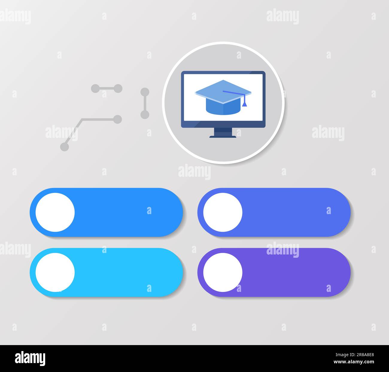 Technology usage in teaching infographic chart design element set Stock ...
