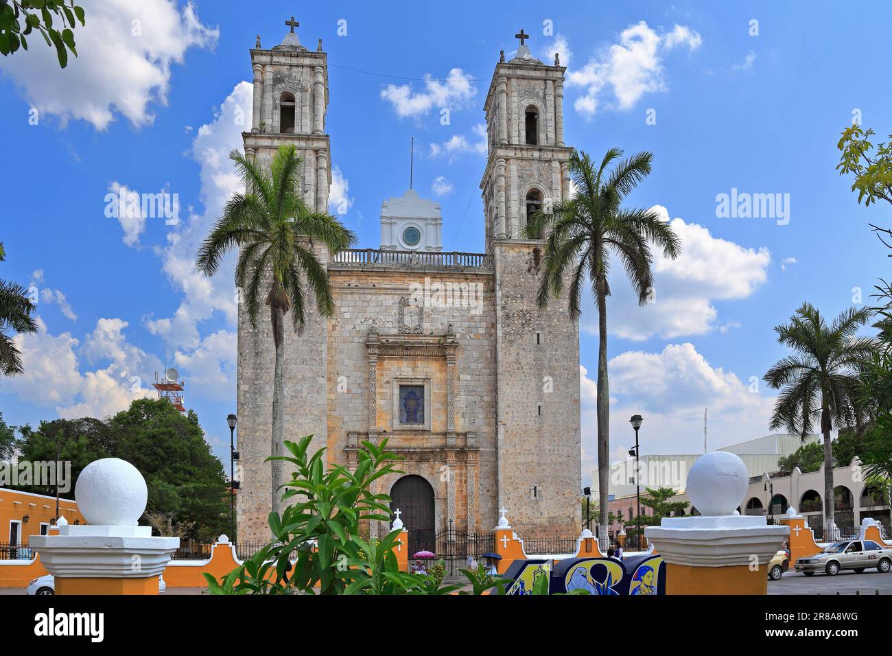 San Servacio Church or Valladolid Cathedral in Valladolid, Yucatan ...