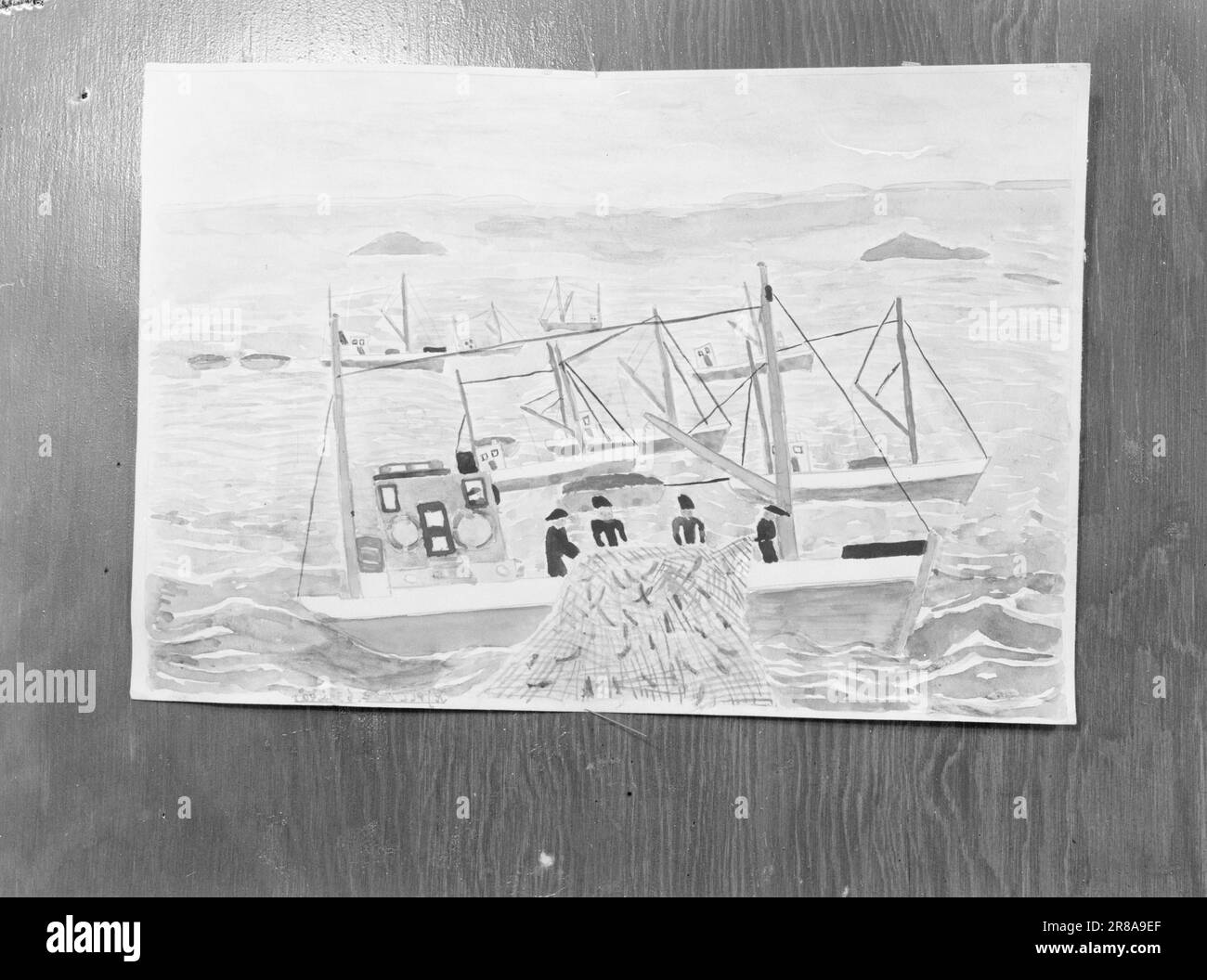 Actual 01-1947: The drawing competitionThen it's the children's turn ...