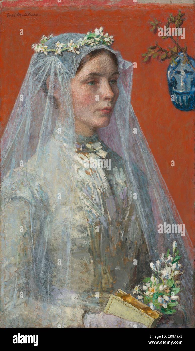 The Bride ca. 1907 by Gari Melchers, born Detroit MI 1860-died Falmouth ...