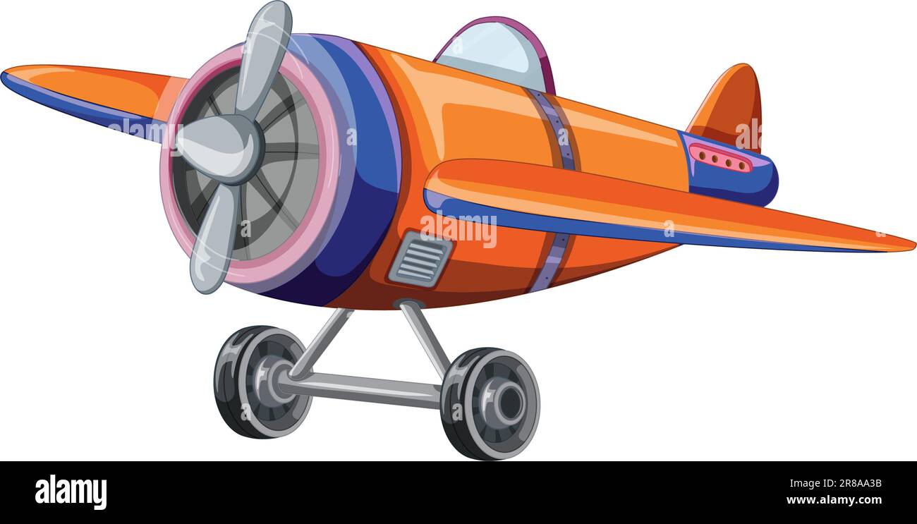 Isolated jet plane cartoon illustration Stock Vector Image & Art - Alamy