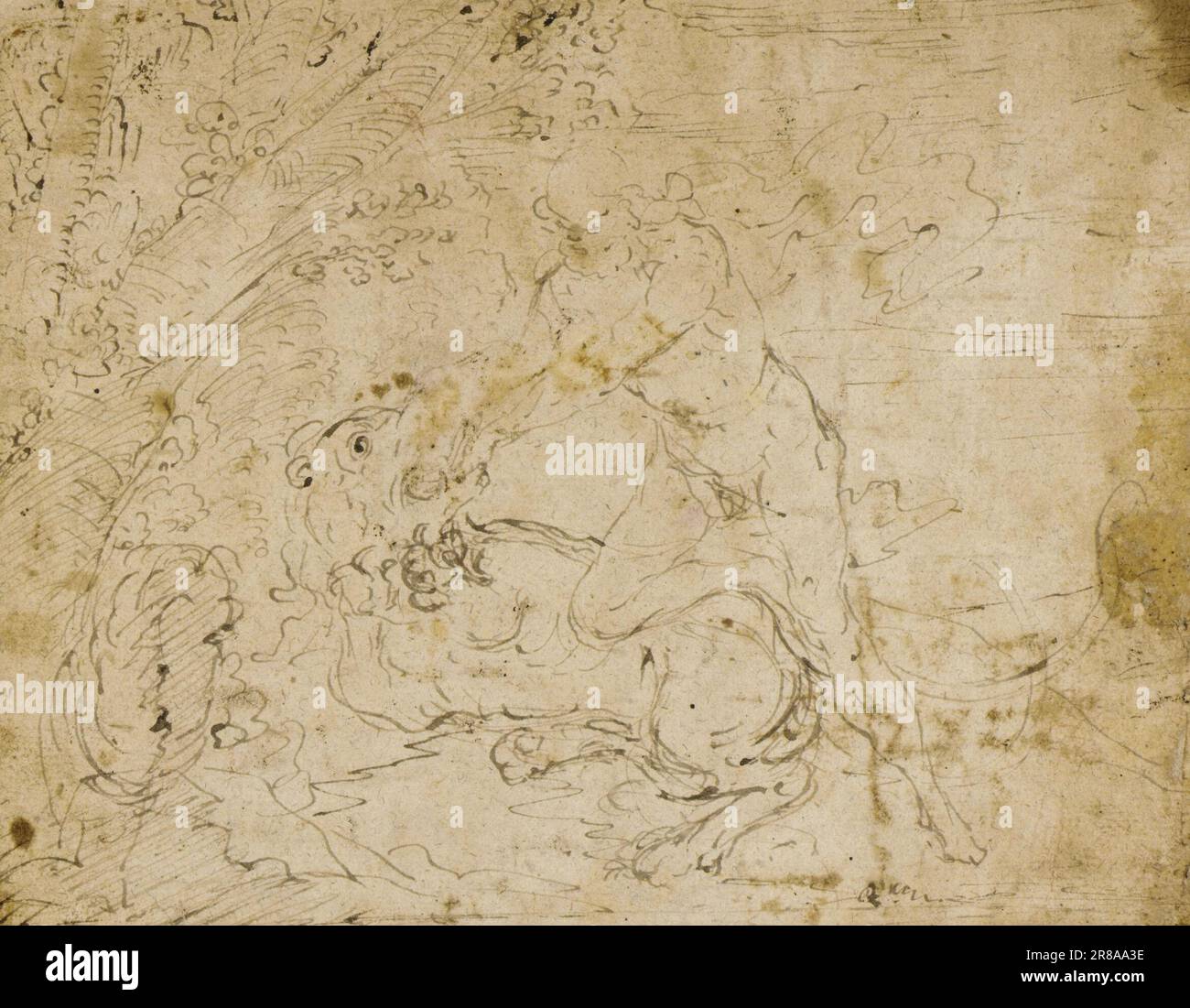 Drawing [] by L. Cambiaso, Italian, n.d Stock Photo - Alamy