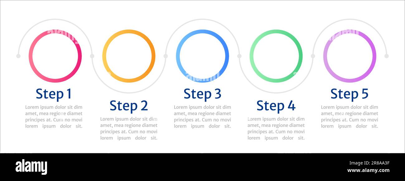 Informational timeline infographic chart design template Stock Vector ...