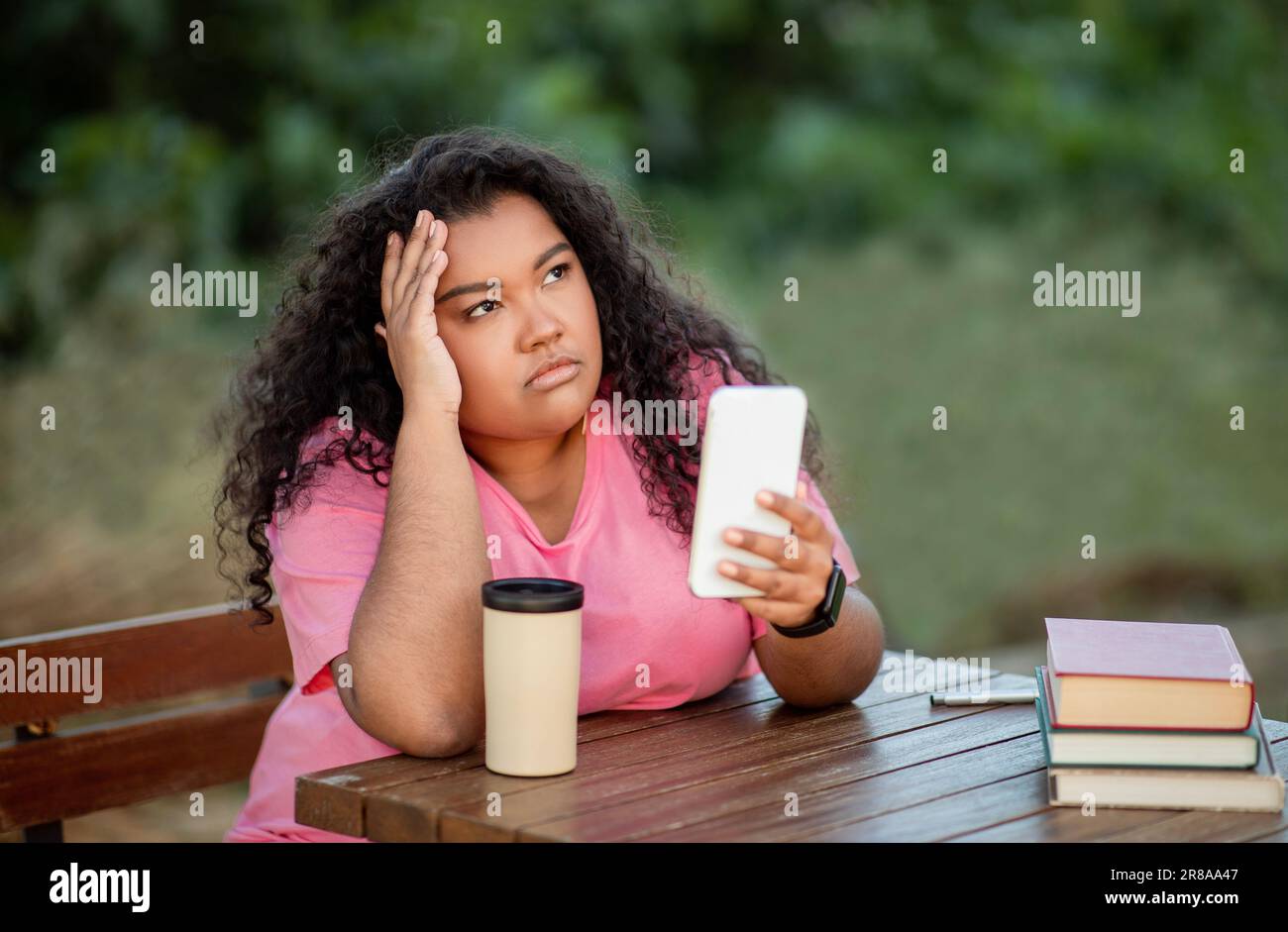 Tired brazilian woman 20s hi-res stock photography and images - Alamy