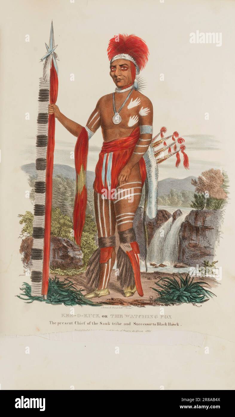 KEE-O-KUCK or The Watching Fox; The present Chief of the Sauli Tribe ...