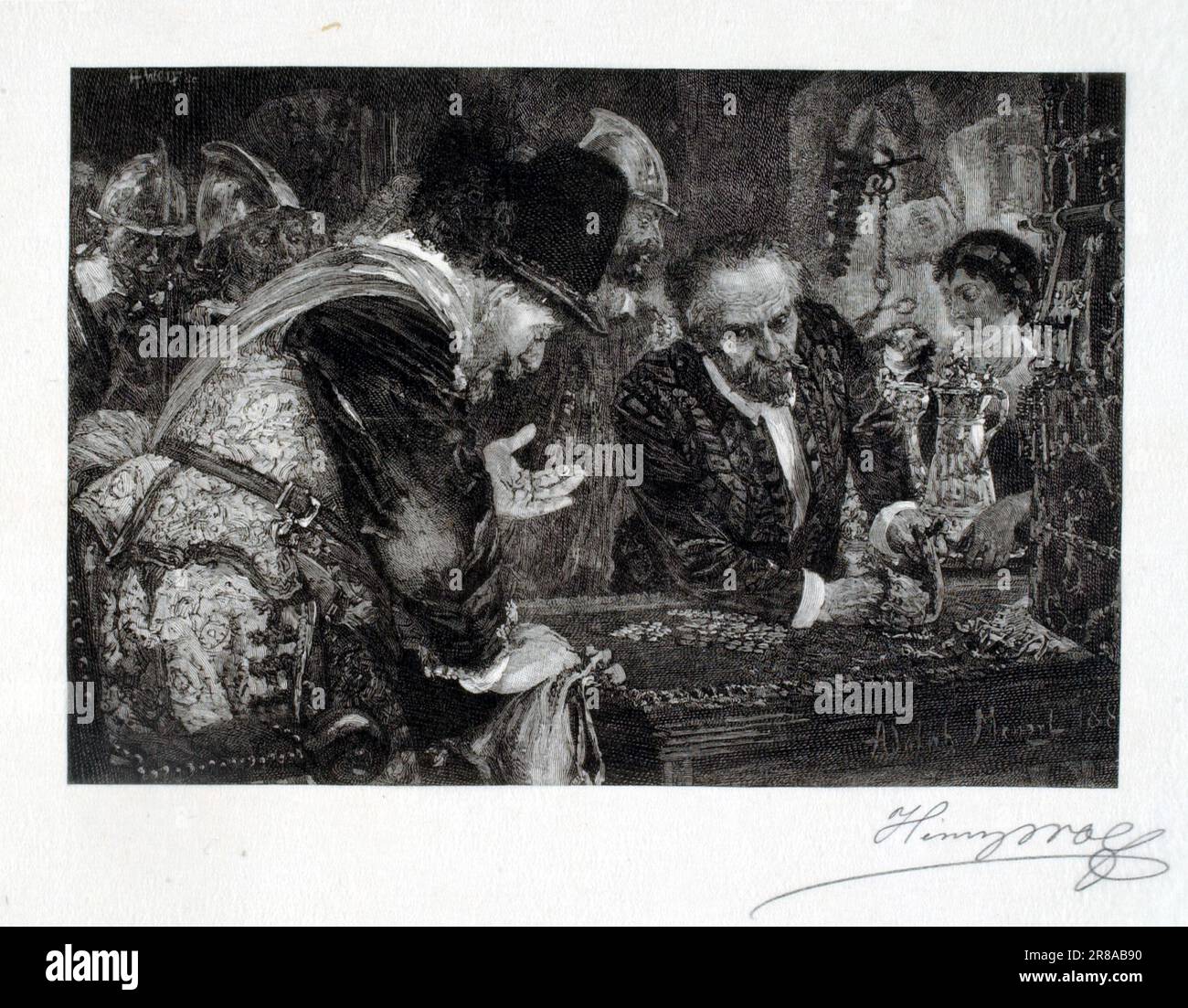 Contribution 1890 by Henry Wolf, born Eckwersheim, Alsace 1852-died New ...