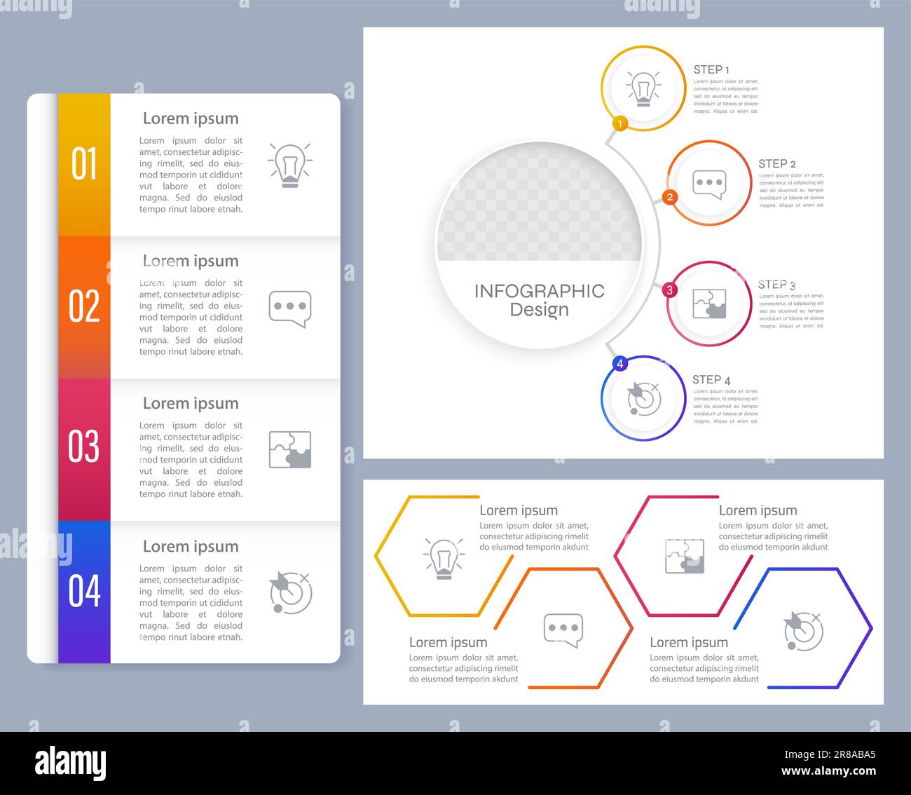 Teamwork infographic chart design template set Stock Vector Image & Art ...