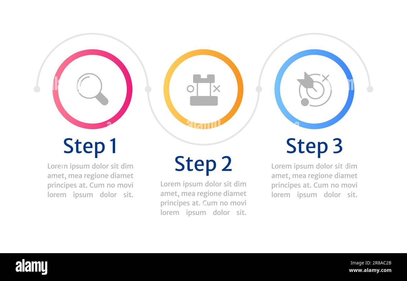 Goal setting infographic chart design template Stock Vector Image & Art - Alamy