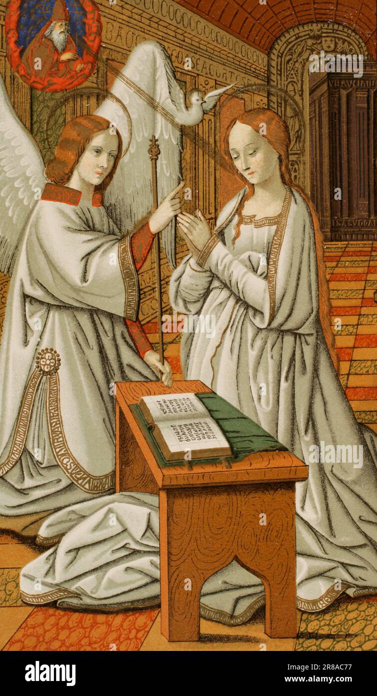 Mary and the angel gabriel hi-res stock photography and images - Alamy