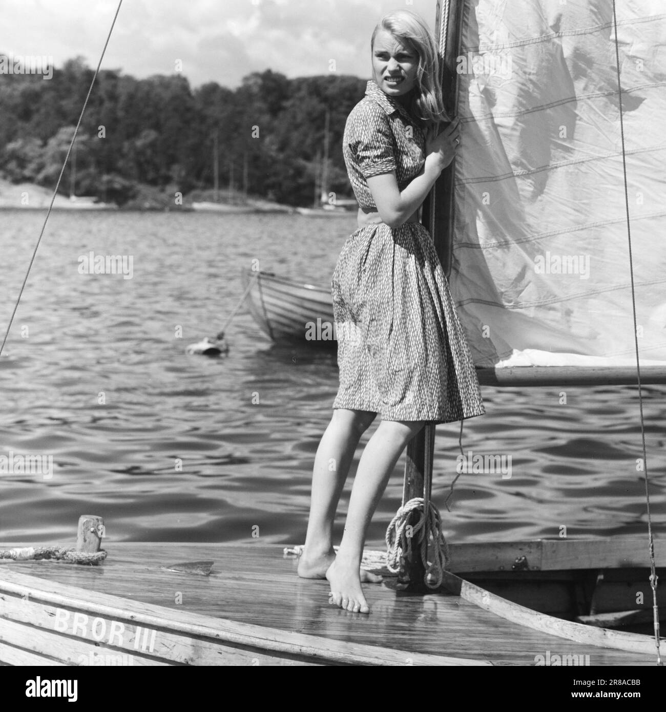 Actual 28-8-1960: Line from the monastery Margrete Robsahm, 18 years ...