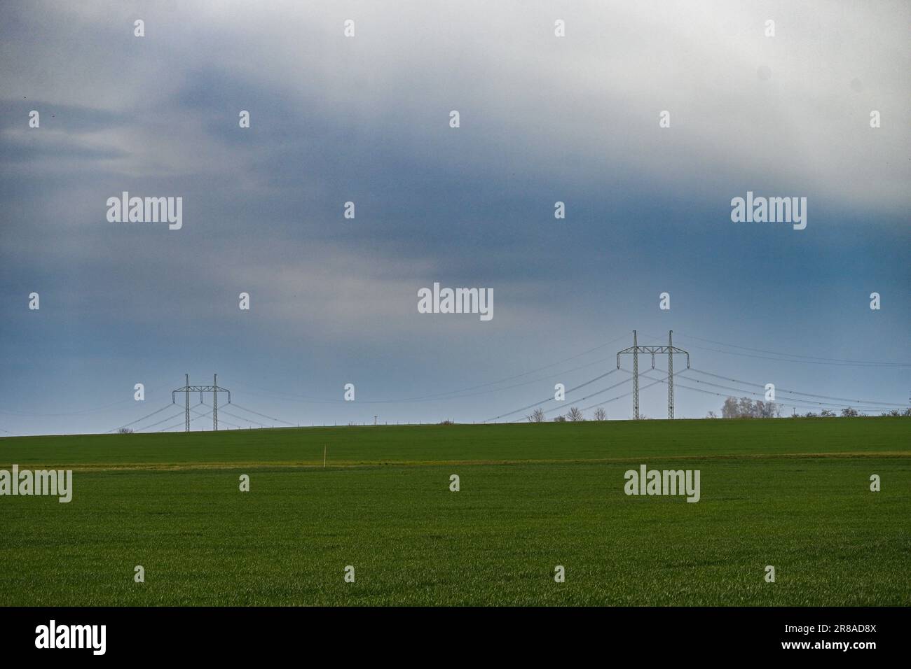 Electricity poles in nature Stock Photo - Alamy Electricity poles in nature Stock Photo - Alamy