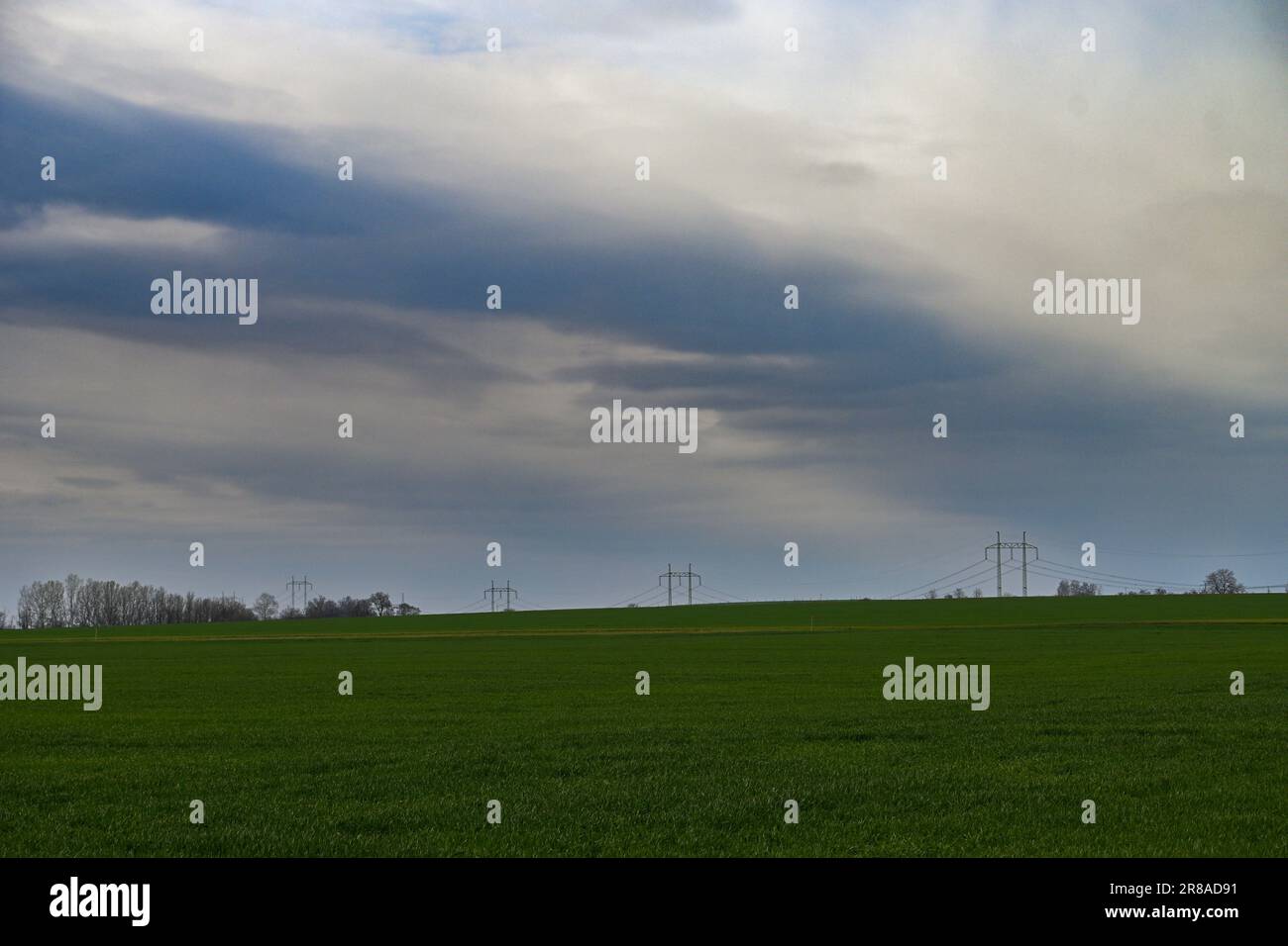 Electricity poles in nature Stock Photo - Alamy Electricity poles in nature Stock Photo - Alamy